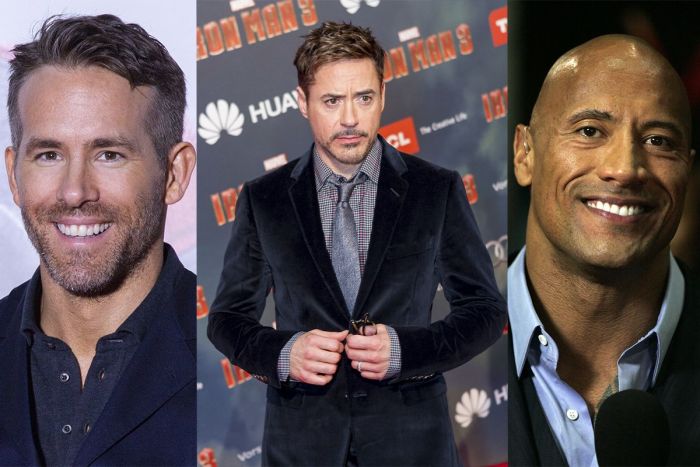 Ryan Reynolds, "La Roca" y Downey Jr.: los sueldos más | BajaPress